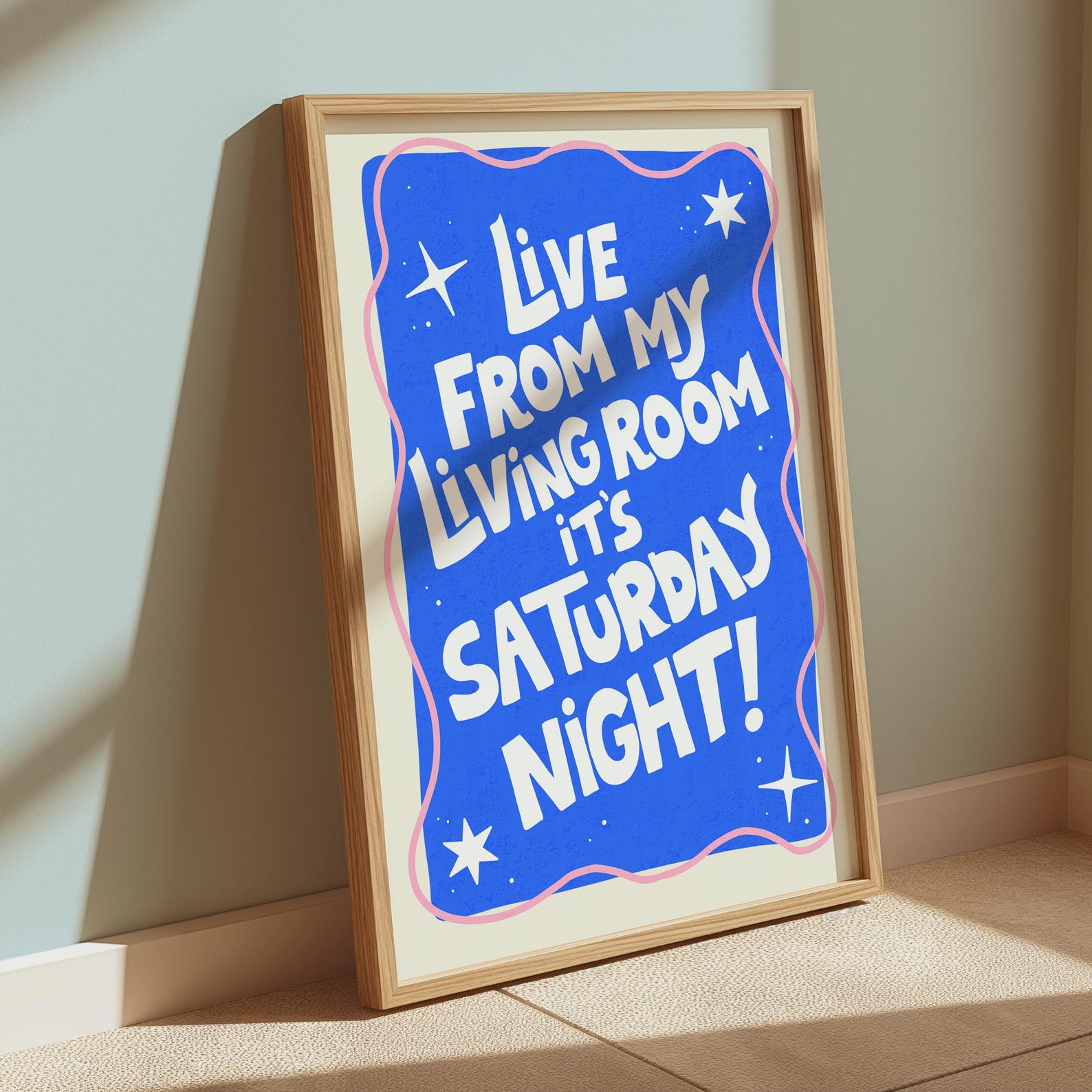 Saturday Night Live Inspired Print: Funny Homebody Typography Poster ...