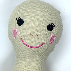 Doll Face Embroidery File 3 Sizes INSTANT DOWNLOAD 4 X 4 EMBROIDERY - Etsy