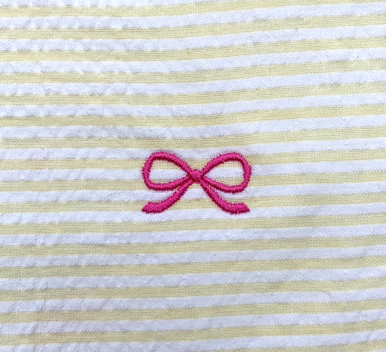 MINI BOW Machine Embroidery Design Instant Download 4 X 4 Hoop - Etsy