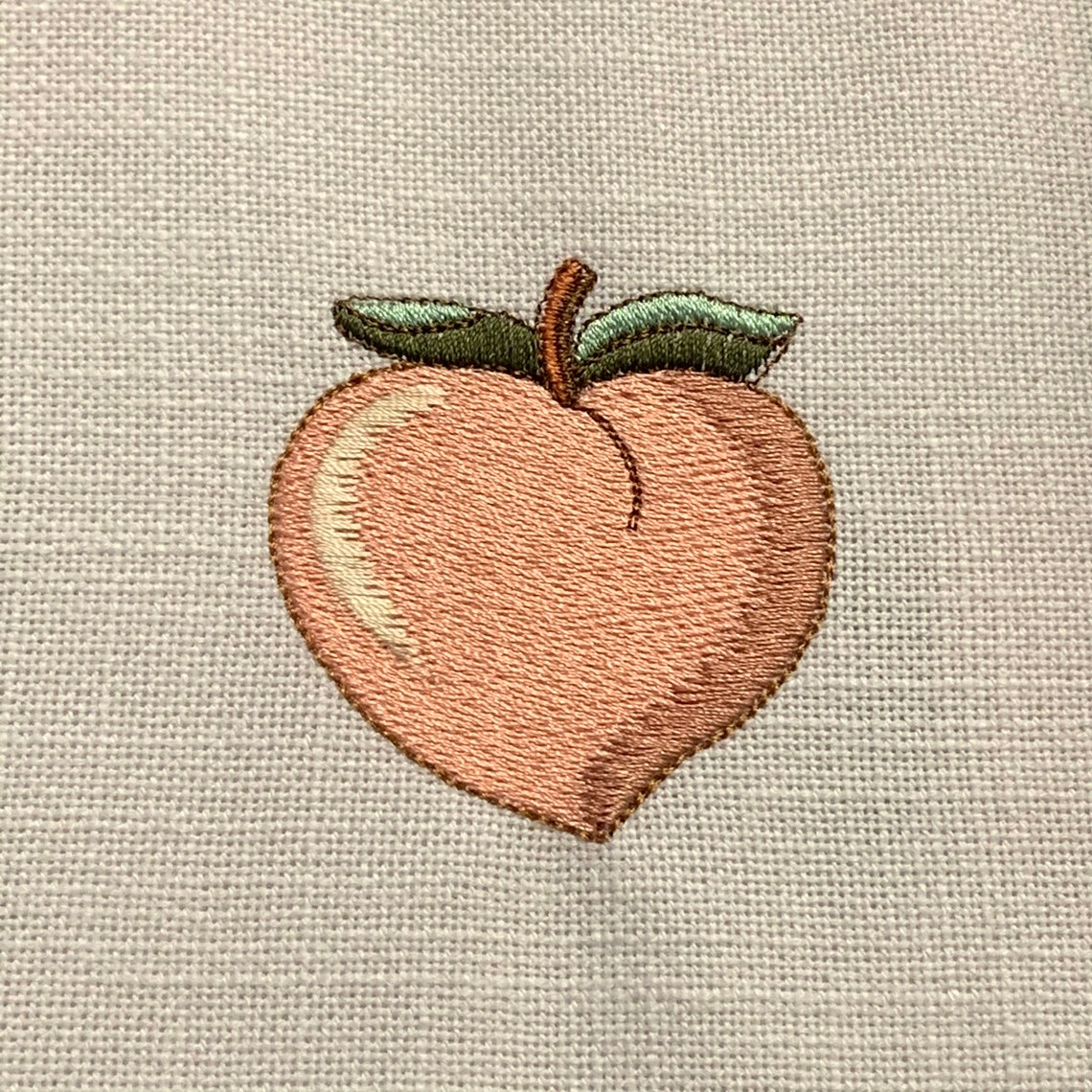 PEACH EMBROIDERY FILE 4 X 4 Hoop 3 Sizes - Etsy
