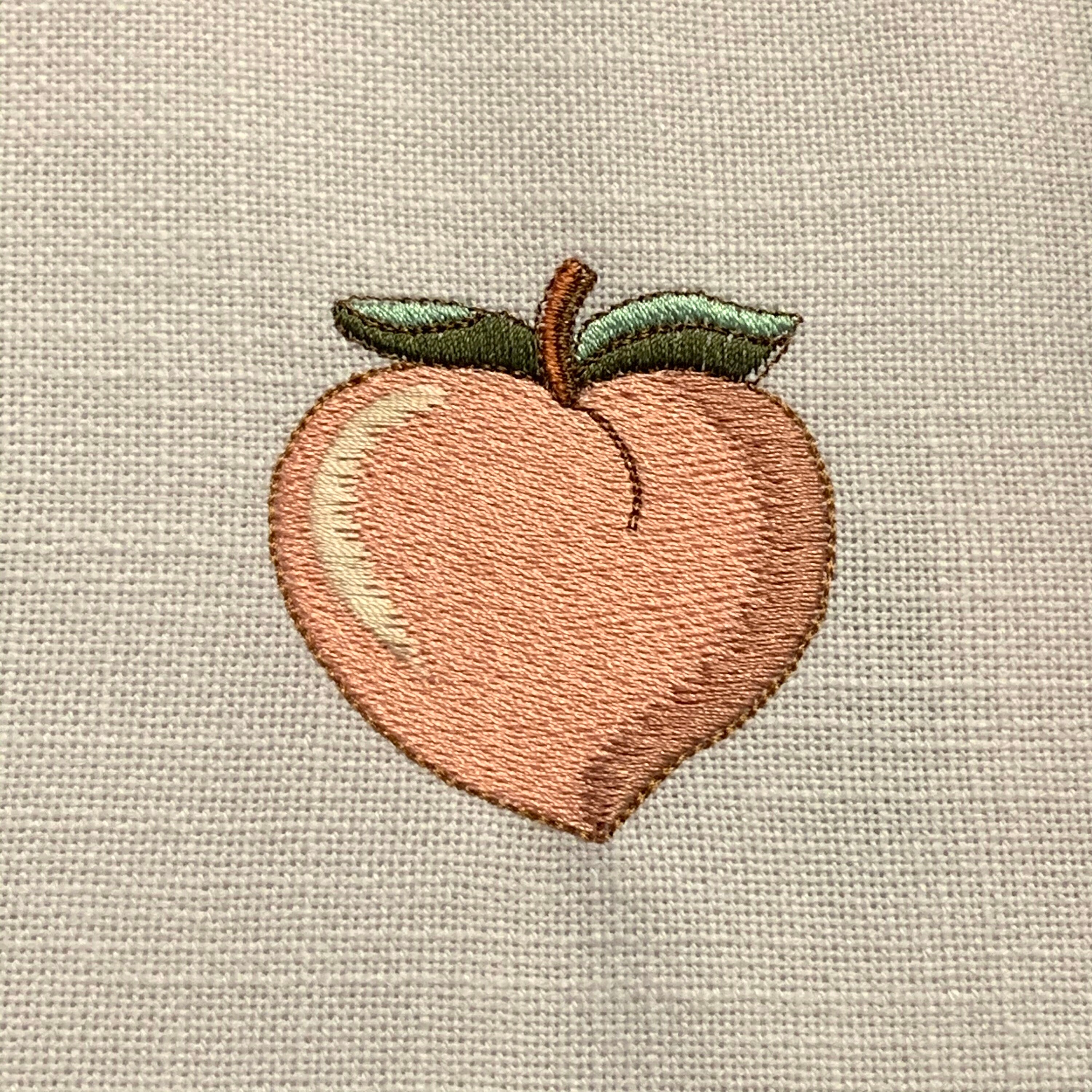 PEACH EMBROIDERY FILE 4 X 4 Hoop 3 Sizes - Etsy