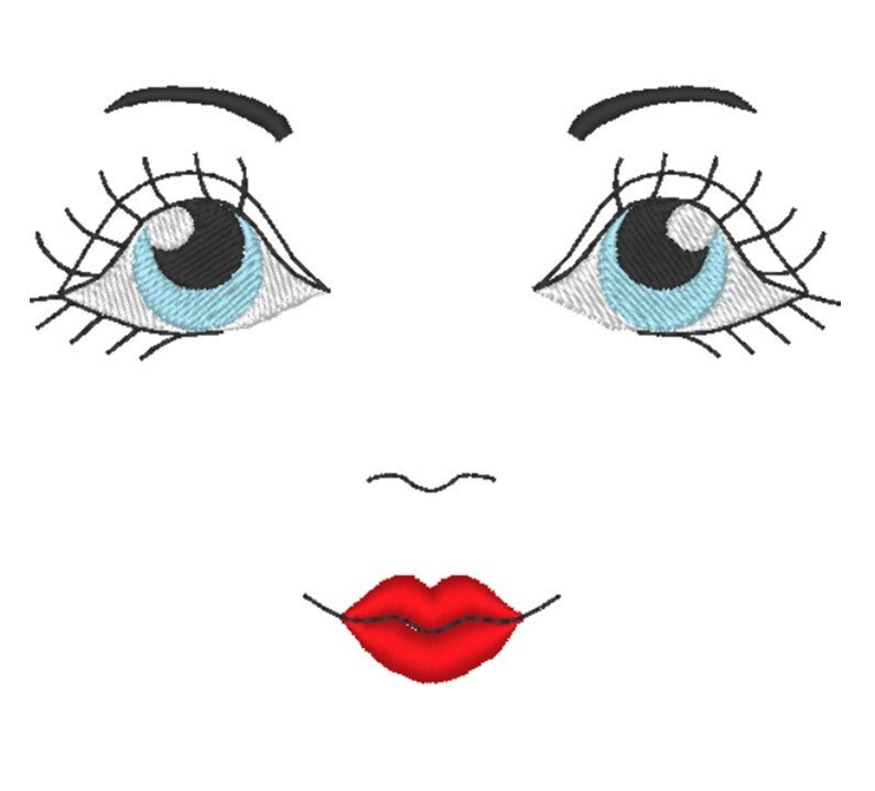 Doll Face Embroidery Files 5 Sizes 4 X 4 Hoop Matryoshka Doll - Etsy