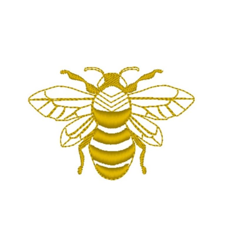 Bee Embroidery - Etsy