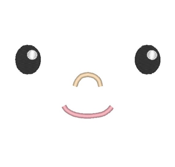 Doll Face Girl-boy Machine Embroidery File INSTANT DOWNLOAD 4 - Etsy