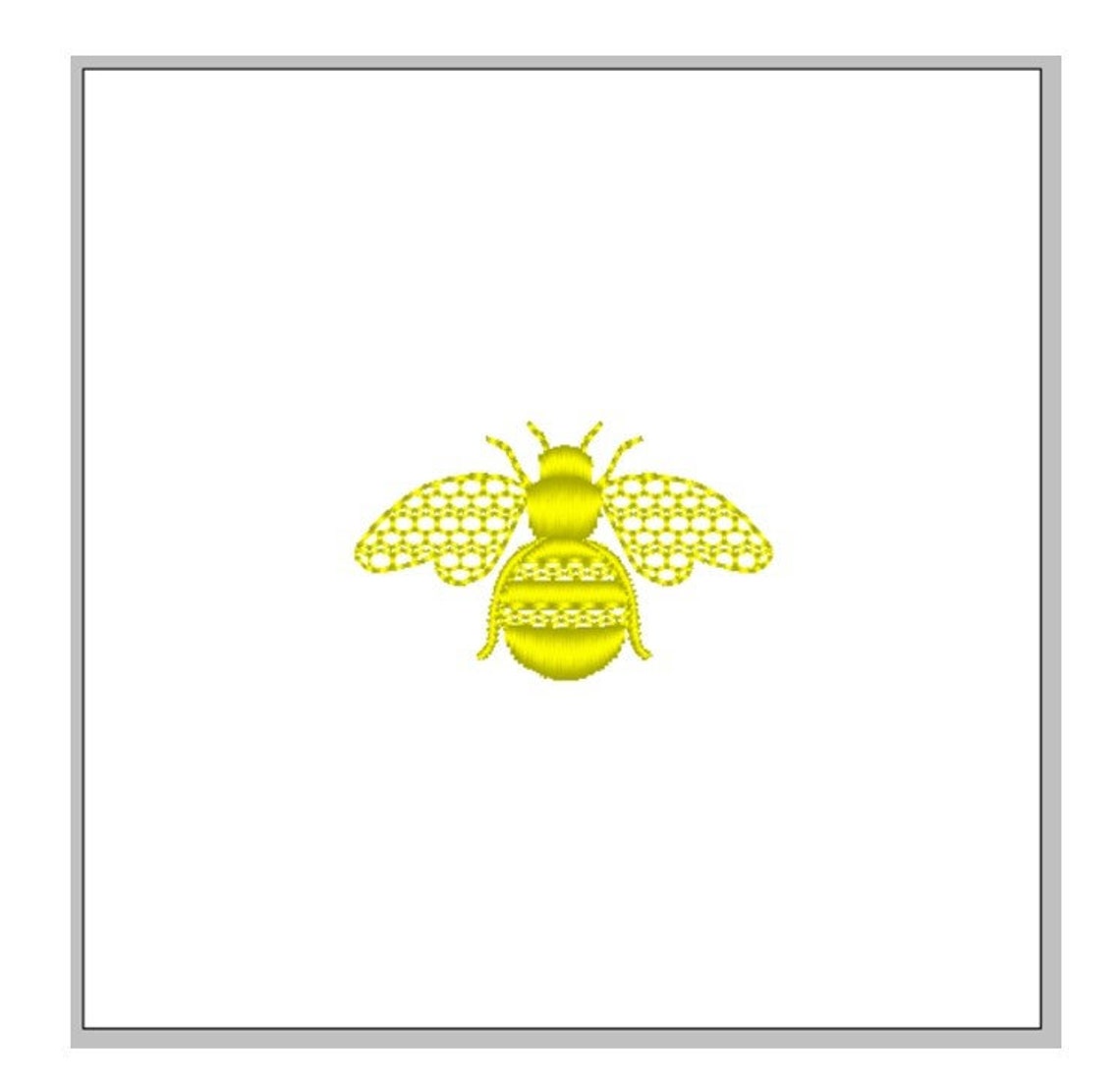Bee Embroidery Design, Bee Machine Embroidery Design - Digital Download ...