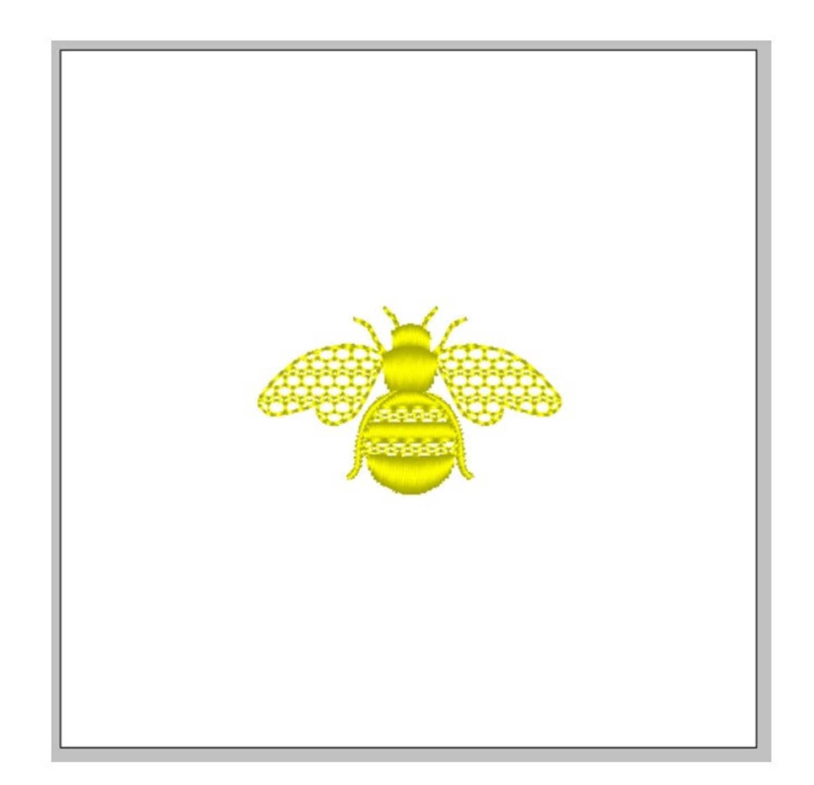 Bee Embroidery Design Bee Machine Embroidery Design Digital | Etsy