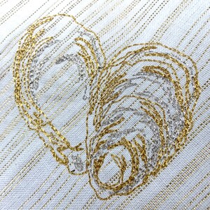 Oyster Machine Embroidery INSTANT DOWNLOAD 4-sizes 4 X 4 Hoop Sketch - Etsy