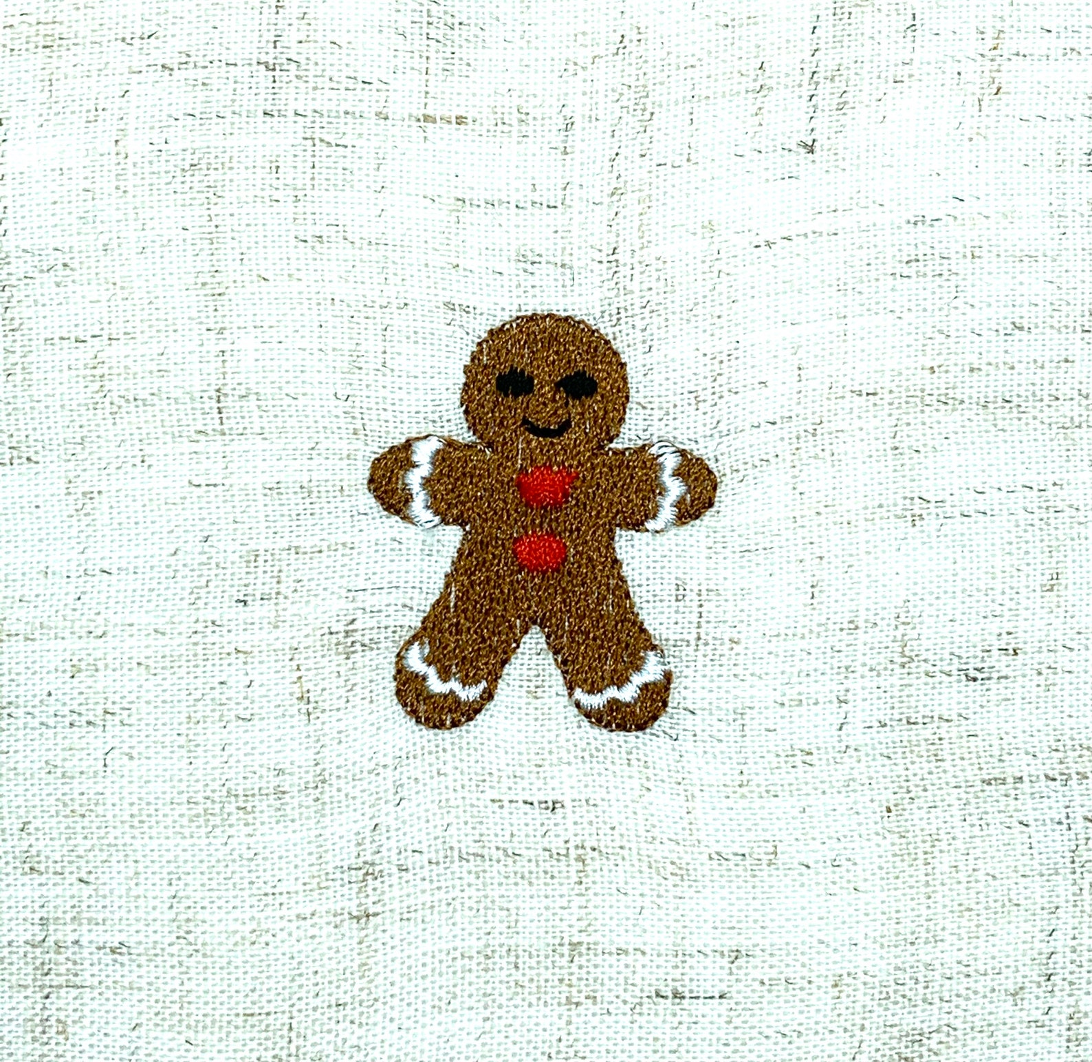 Mini Gingerbread Man Machine Embroidery Design 4 X 4 Hoop 3 Sizes ...