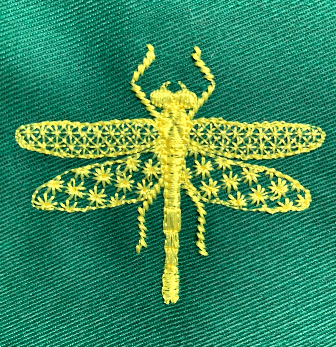 Machine embroidery design Dragonfly 3 sizes 4 X 4 hoop | Etsy