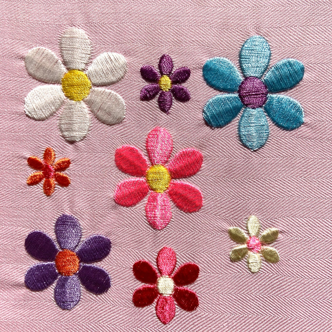Machine Embroidery Design Mini Flower Miniature Six-petal Flowers ...
