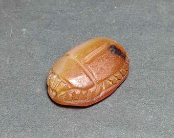 Collectible, Beautiful Bead, Egypt Style, Good Luck, Agate, Carnelian ...