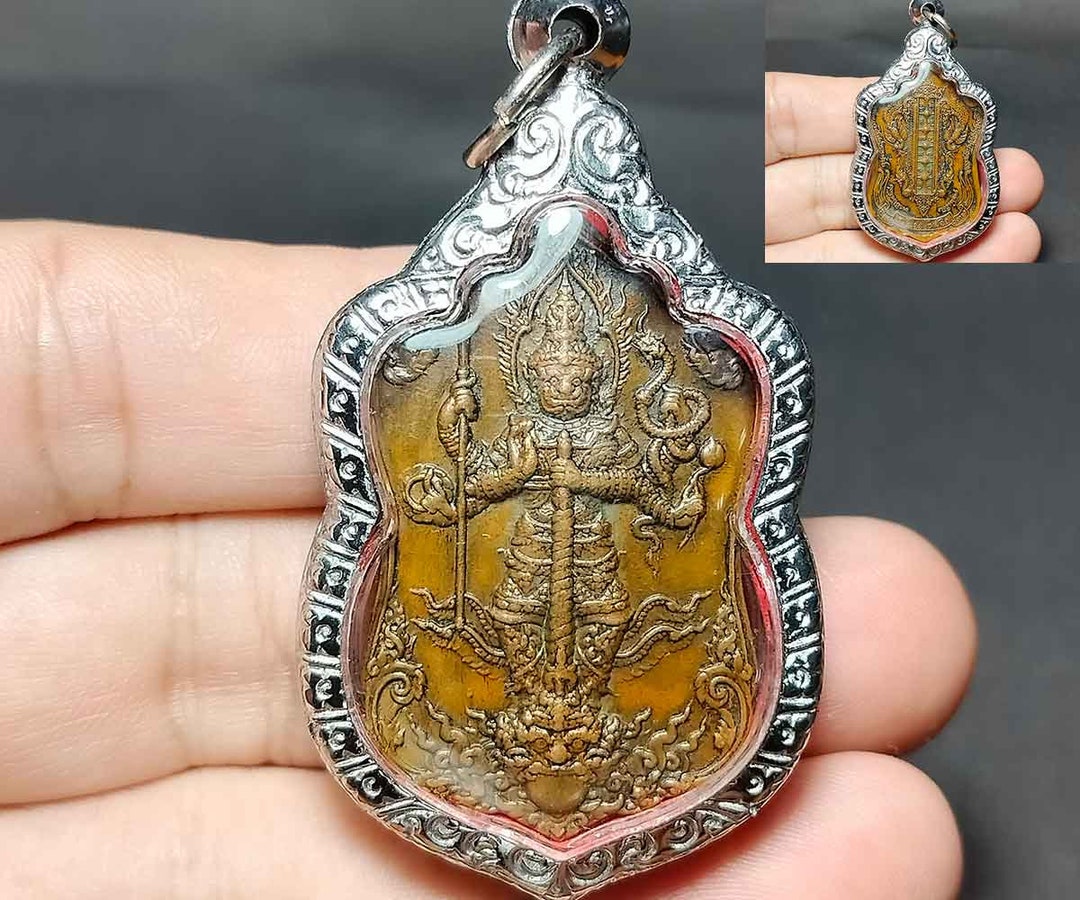 Thai Amulet Pendant, Beautiful, Art Thai, Giant, Thao Wessuwan, Model ...