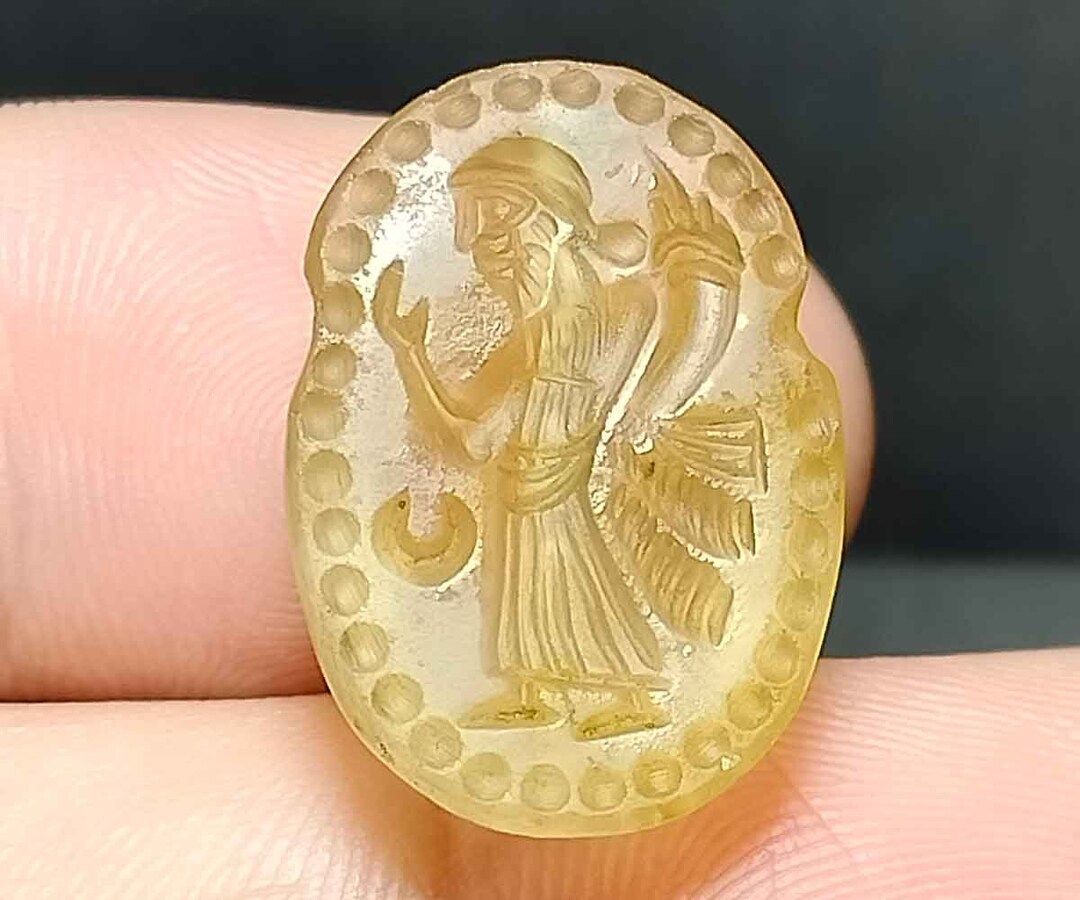 Collectible, Good Luck, Talisman Amulet Bead, Crystal Rock Stone ...