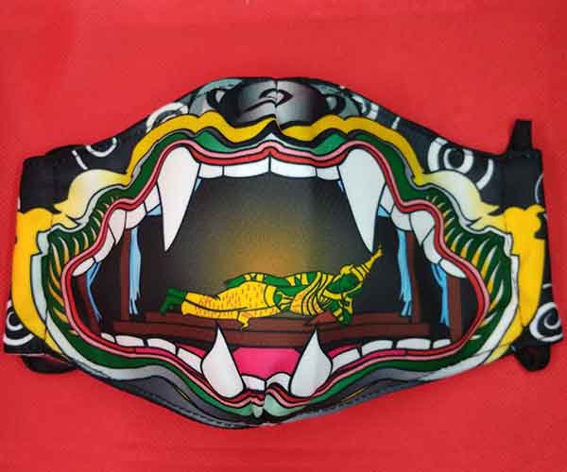 Thai Mask 4 Patterns Rahu Hanuman Nang Sita Rama 3 | Etsy