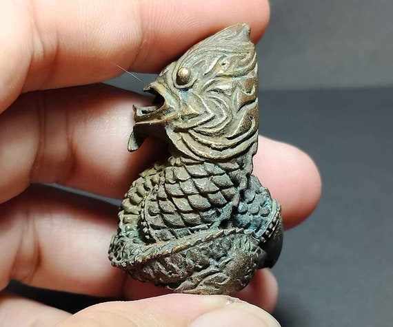 Thai Amulet Ring, Beautiful, Naga, Snake, Prayanak, F… - Gem