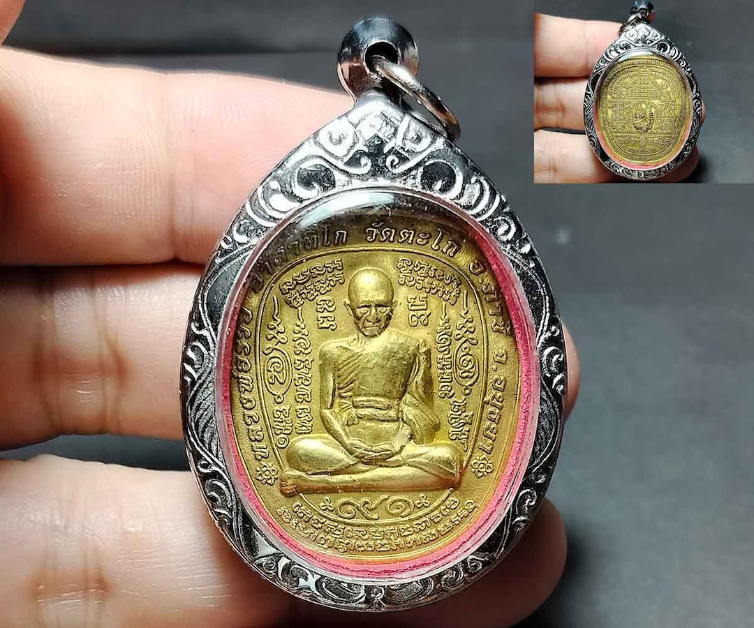Thai Amulet Pendant, Beautiful Talisman, Por Ruay, Sustainable Model ...