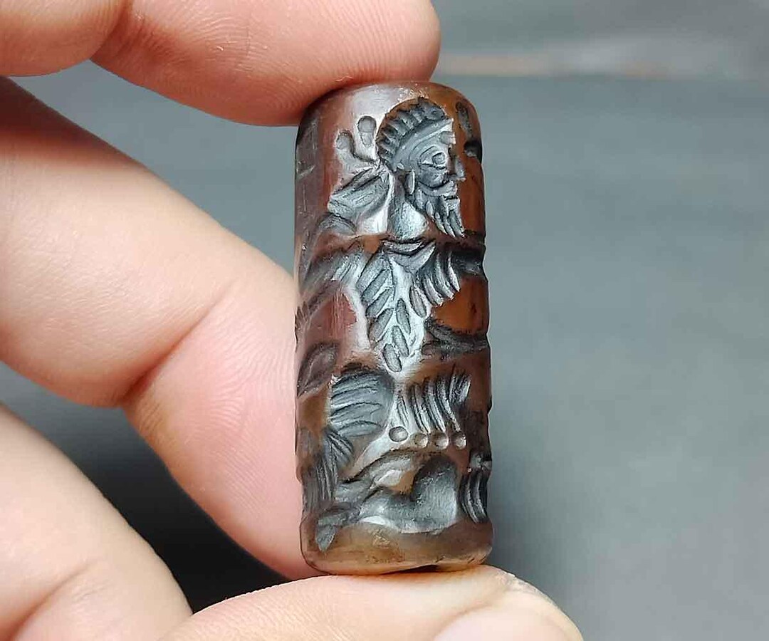 Collectible, Mesopotamian Style, Babylon, Intaglio, Hunting, Winged ...