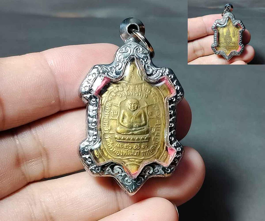 Thai Amulet Pendant, Talisman, Buddha, Luang Phor, Lp Liu, Turtle, Good ...