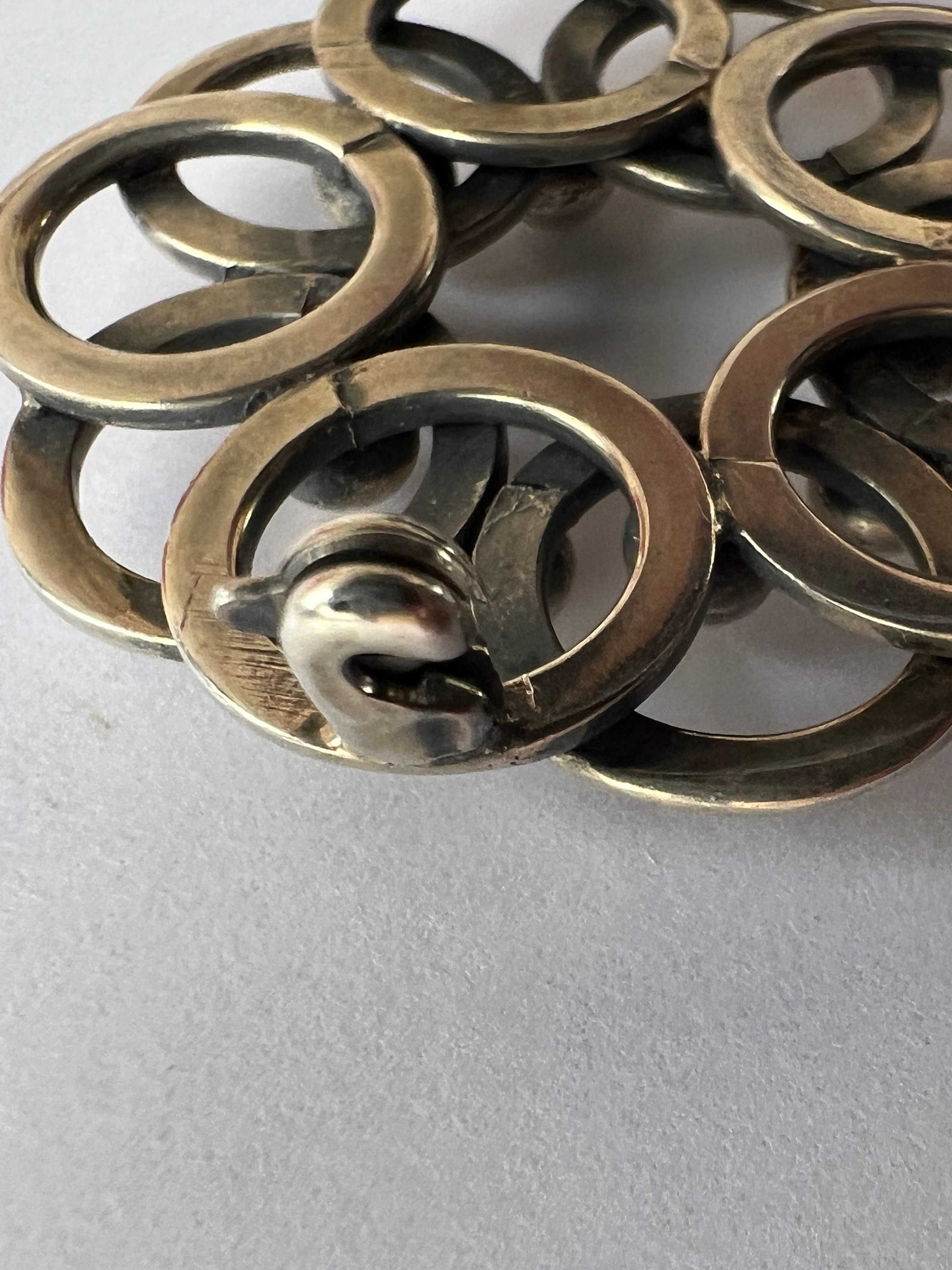 Broche en argent Hermann Ole Jacobsen du milieu du siècle - Etsy France