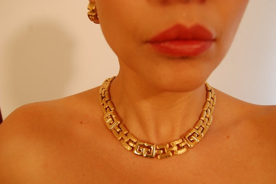 Auth Vintage Signed GIVENCHY Gold Plate Iconic Insignia | Etsy