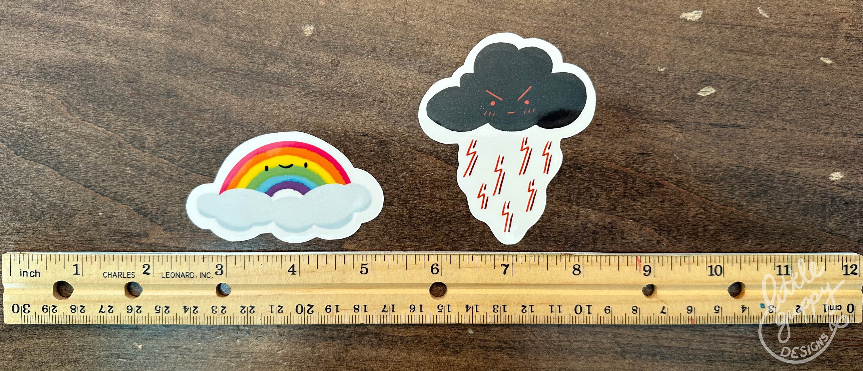 Angry Emotion Cloud Glossy, Vinyl Sticker for Your Water Bottle, Laptop ...