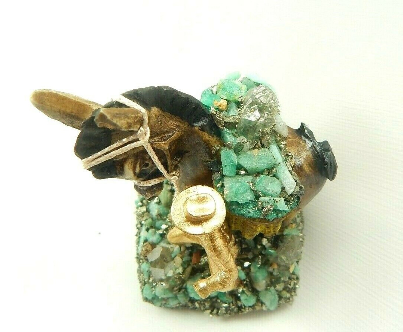 Colombian Emerald Muzo Miner Natural Rough Mineral Beryl and Quartz 116 ...