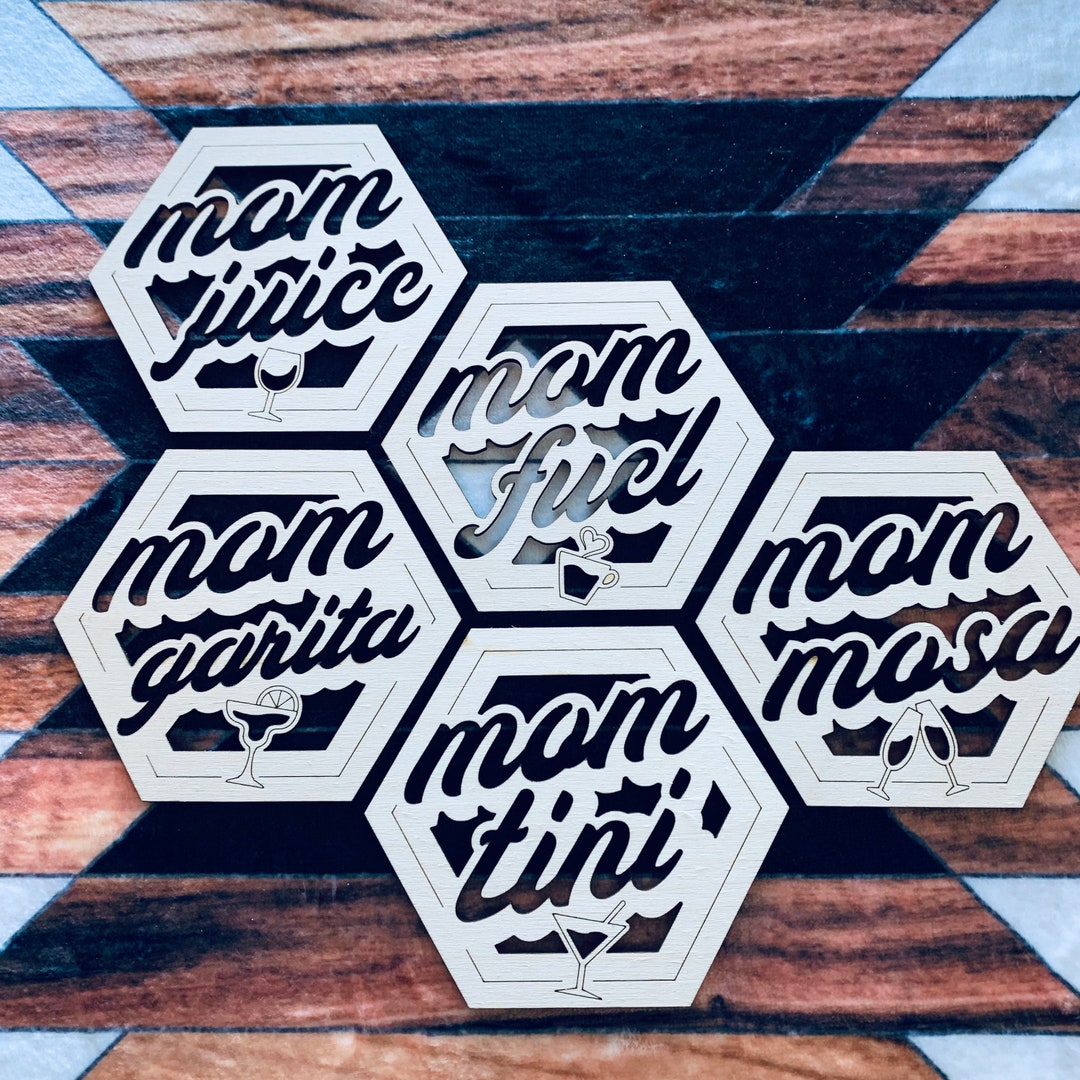 Mom Themed Coasters Mothers Day - Etsy