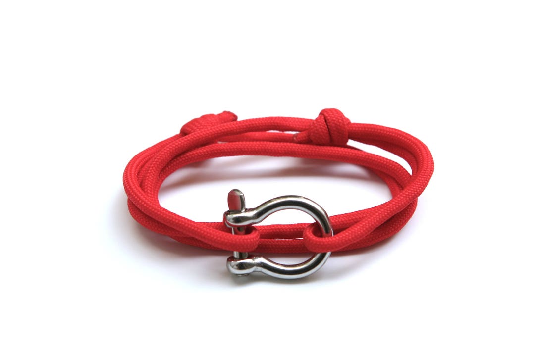 Manila Red Cord Bracelet - Etsy