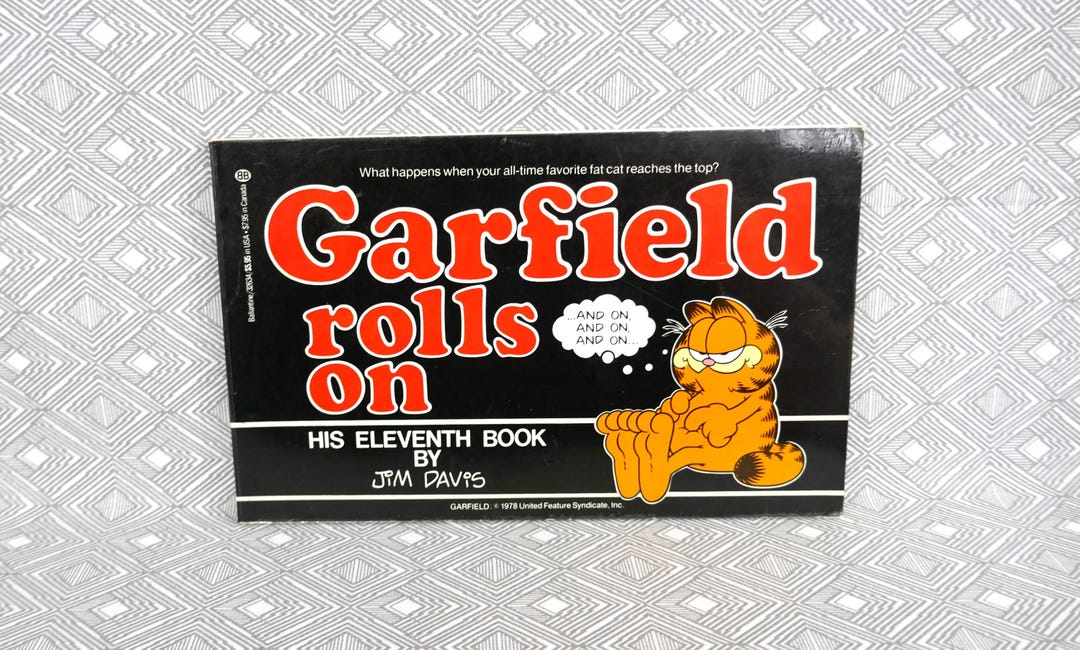 Garfield Rolls on (1985) by Jim Davis - His 11th Book - Vintage 1980s ...