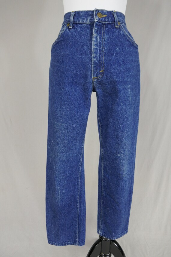 80s Lee Jeans - 27" waist - Straight Leg - Vintage 19… - Gem