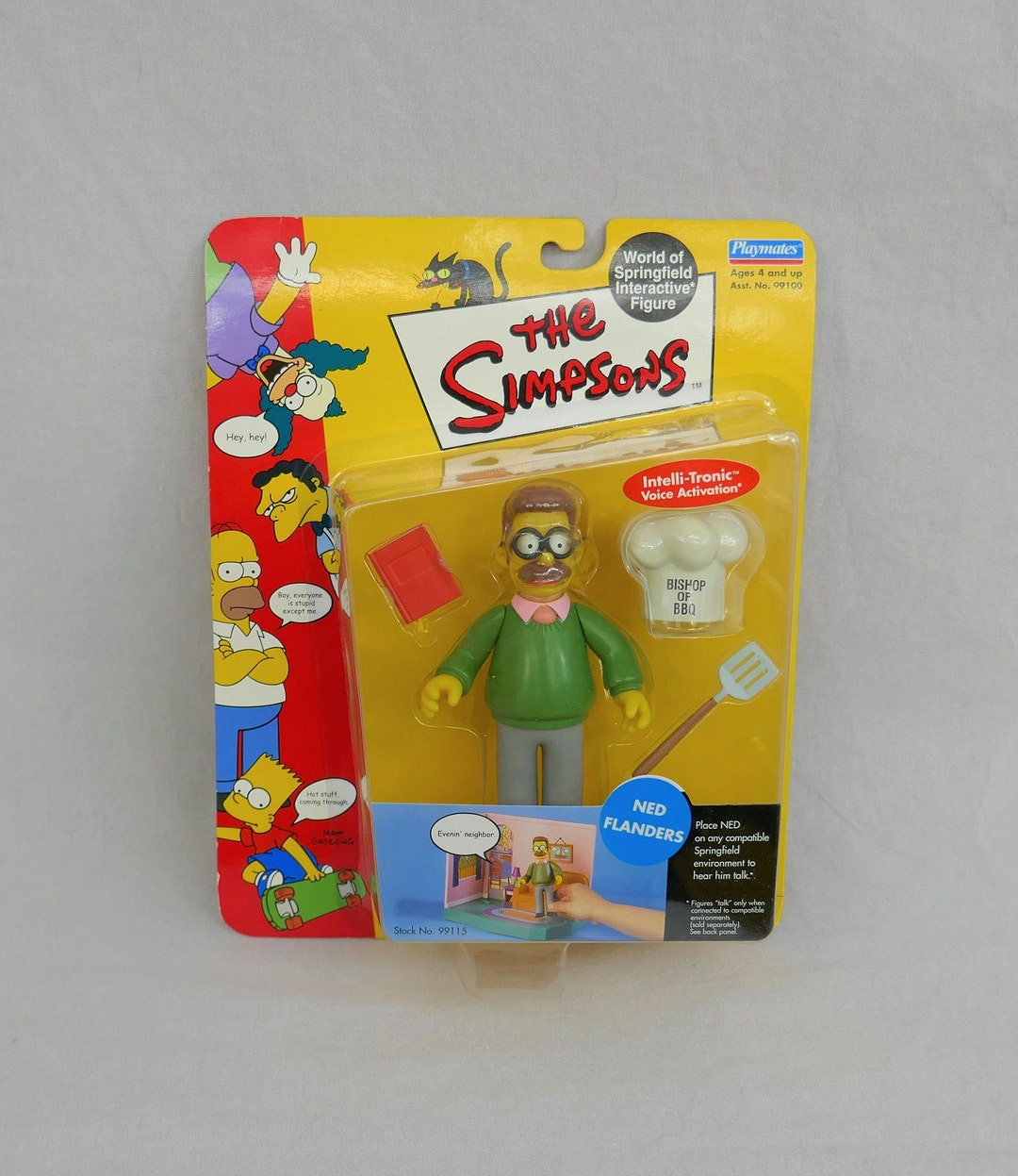 Vintage Ned Flanders, the Simpsons Toy World of Springfield Interactive ...