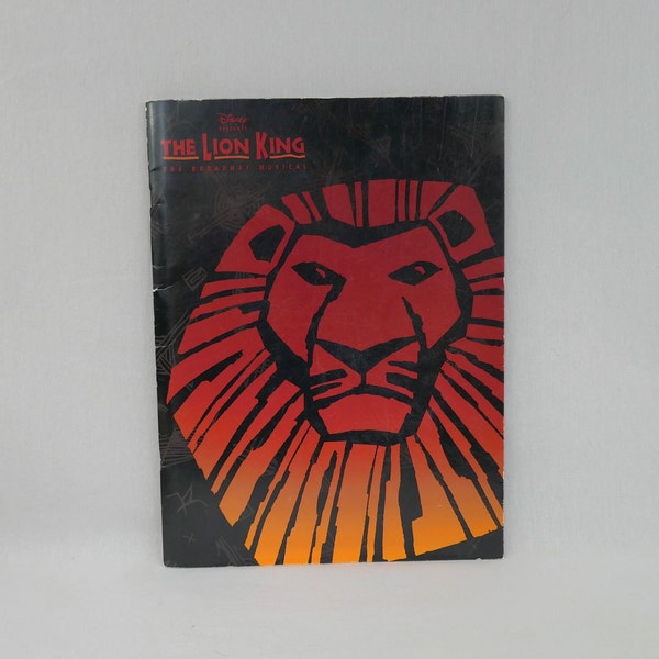 Lion King Broadway Program - Etsy