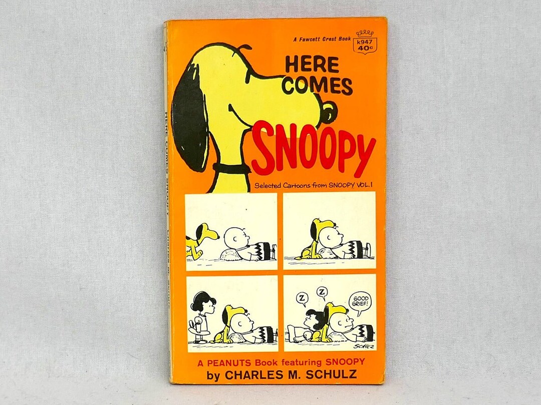Here Comes Snoopy (1958) by Charles Schulz - Vintage Peanuts Newspaper ...