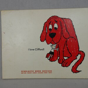 Clifford Takes a Trip 1966 by Norman Bridwell Clifford Red Dog Vintage ...