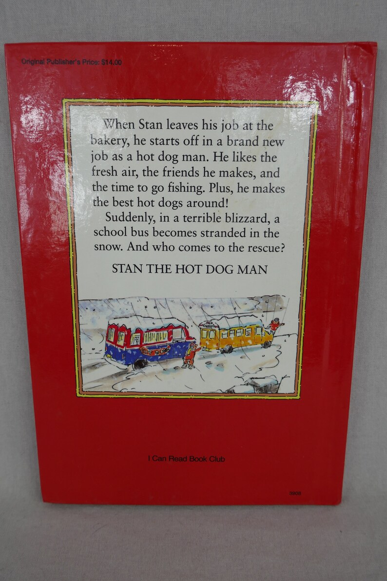 Stan the Hot Dog Man 1990 by Ethel and Leonard Kessler - Etsy