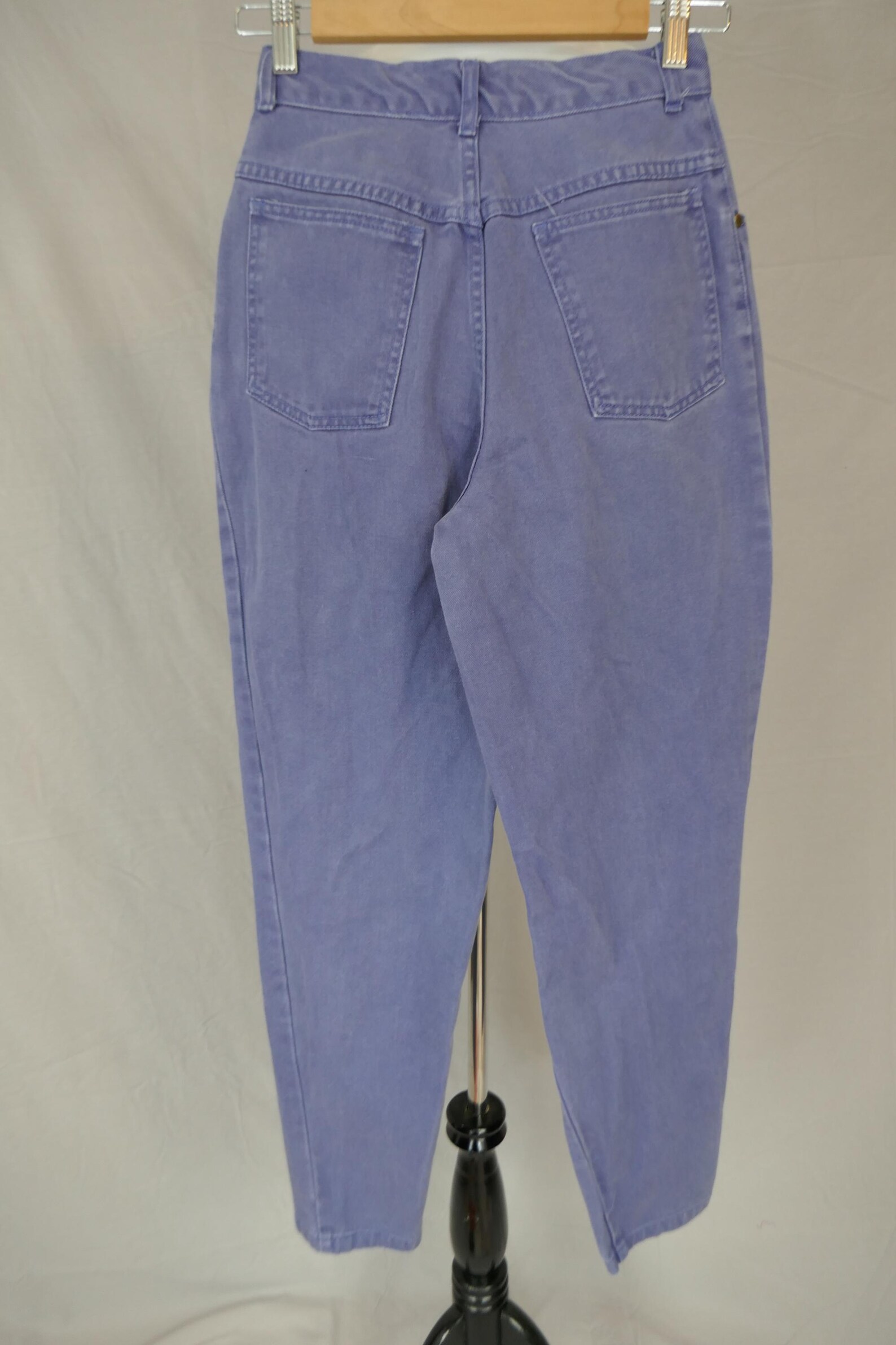 80s 90s Mom Jeans - 24" Waist - Muted Purple-ish Blue Denim Pants ...
