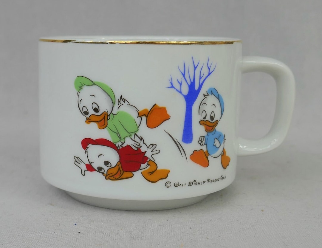 Vintage Disney Cup Mug - Huey Dewey Louie Donald's Nephews - Sango ...