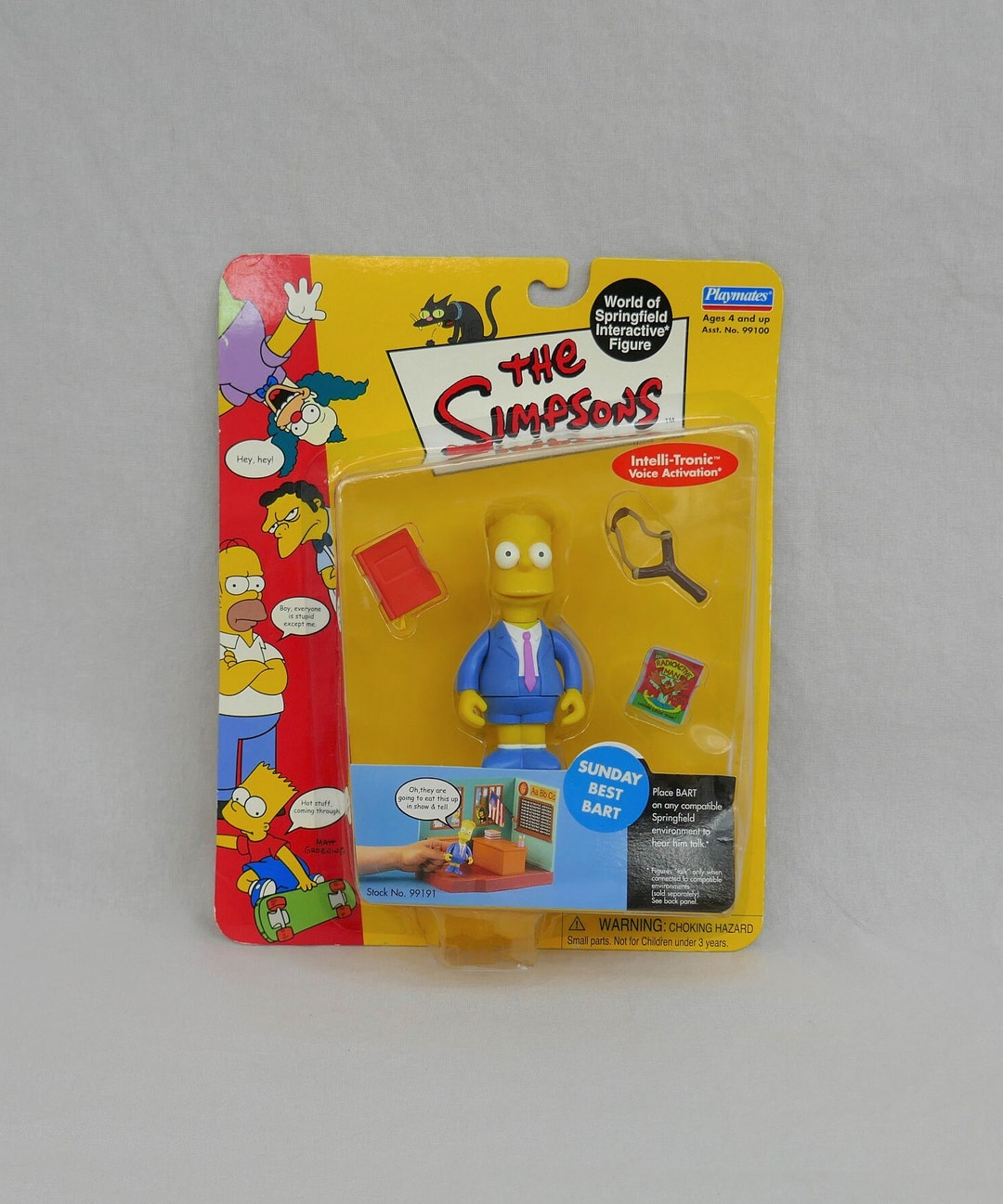 Vintage Sunday Best Bart Simpson, the Simpsons Toy World of Springfield ...