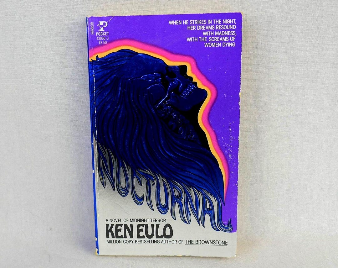 Nocturnal (1983) by Ken Eulo - Vintage 1980s Horror Novel Book - Etsy