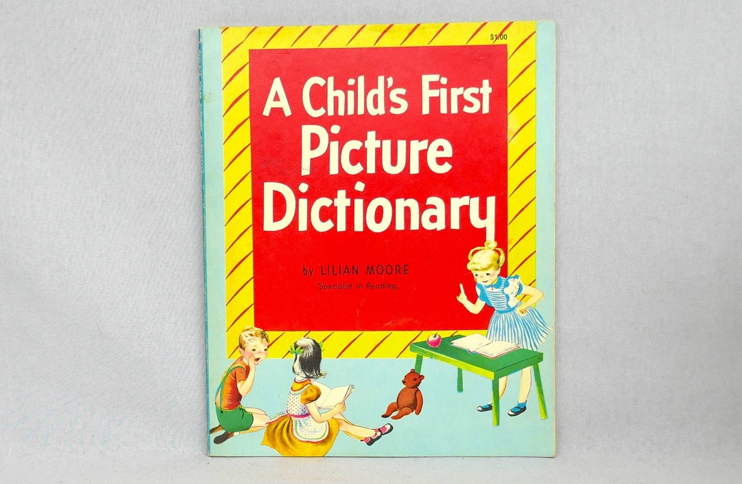 A Child's First Picture Dictionary 1948 by Lilian Moore 1971 Paperback ...