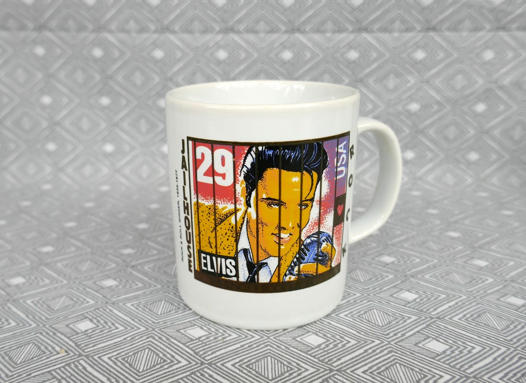 Vintage 1992 Elvis Presley Mug - USPS United States Postal Service ...