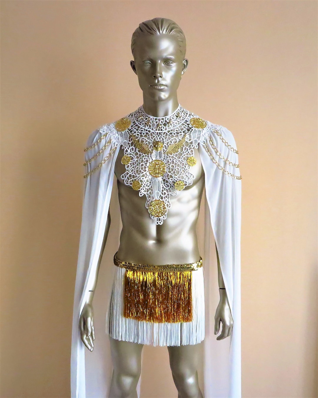 GODDESS GOD COSTUME for Burning Man Outfit Men Wedding Cloak - Etsy Canada