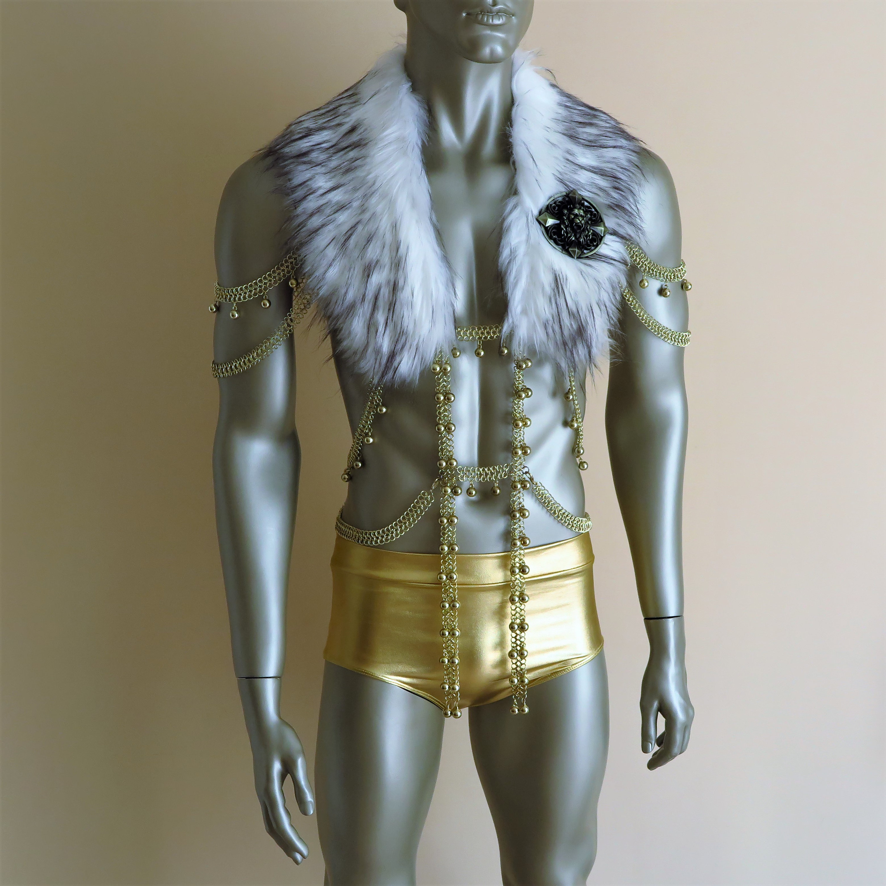 GOD COSTUME for Burning Man/mens Sexy Costume/mens Cosplay Costume/gold ...