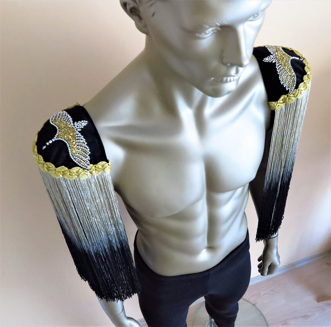 Fringe Epaulettes Sexy Shoulder Epaulettes Tassel Epaulettes | Etsy