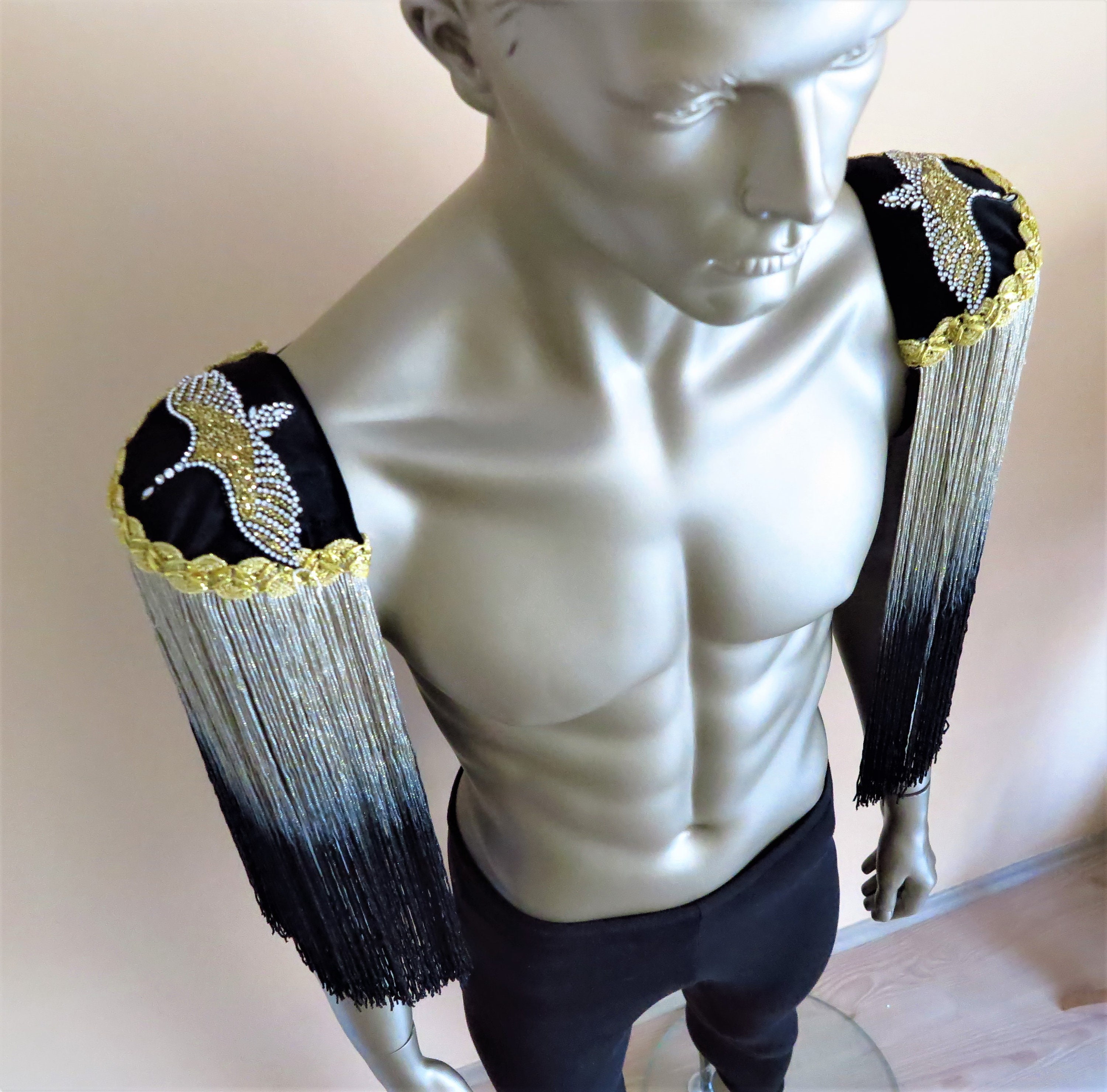 Fringe Epaulettes Sexy Shoulder Epaulettes Tassel Epaulettes - Etsy