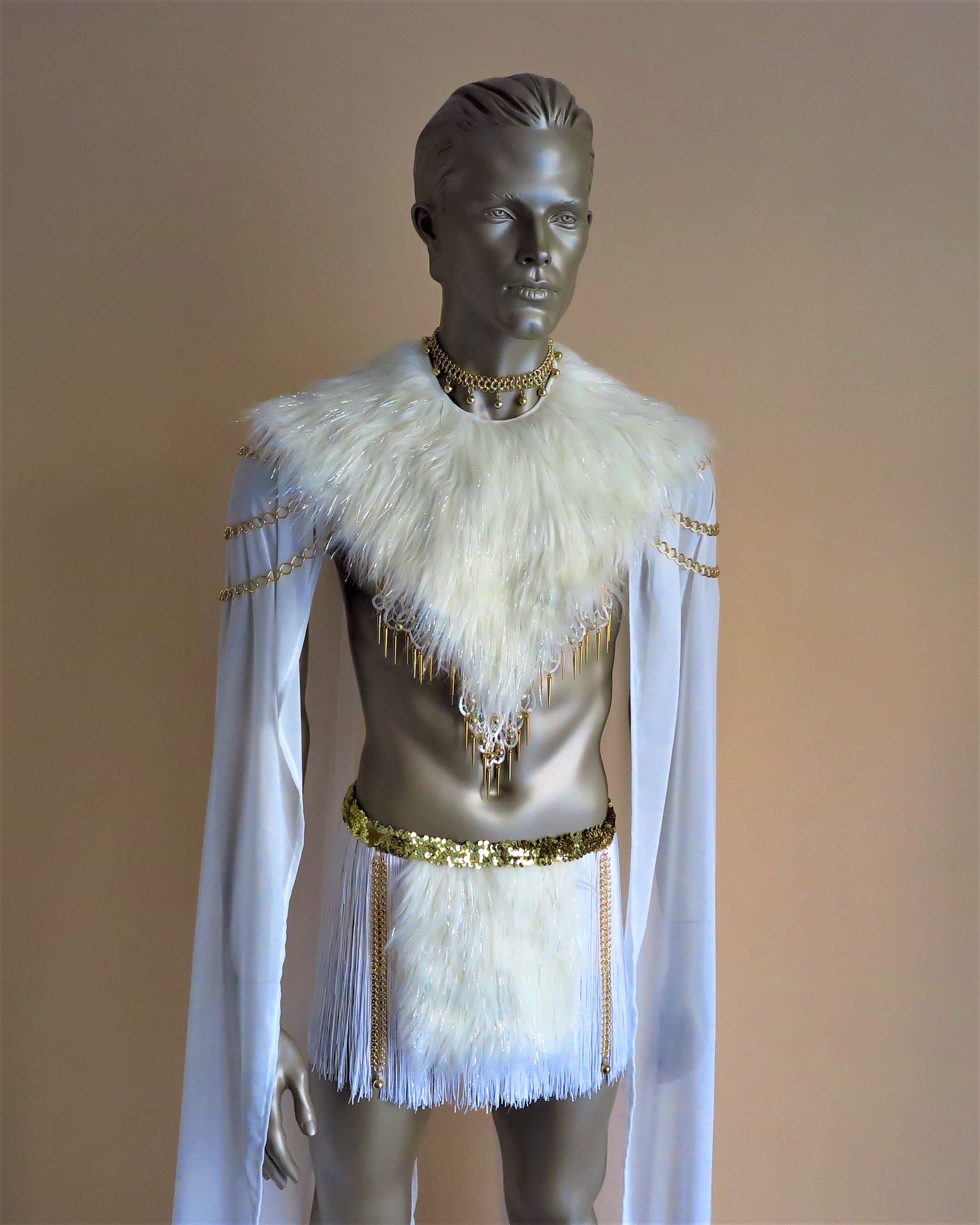 GOD COSTUME for Burning Man Sexy Men Fantasy Costume Warrior - Etsy