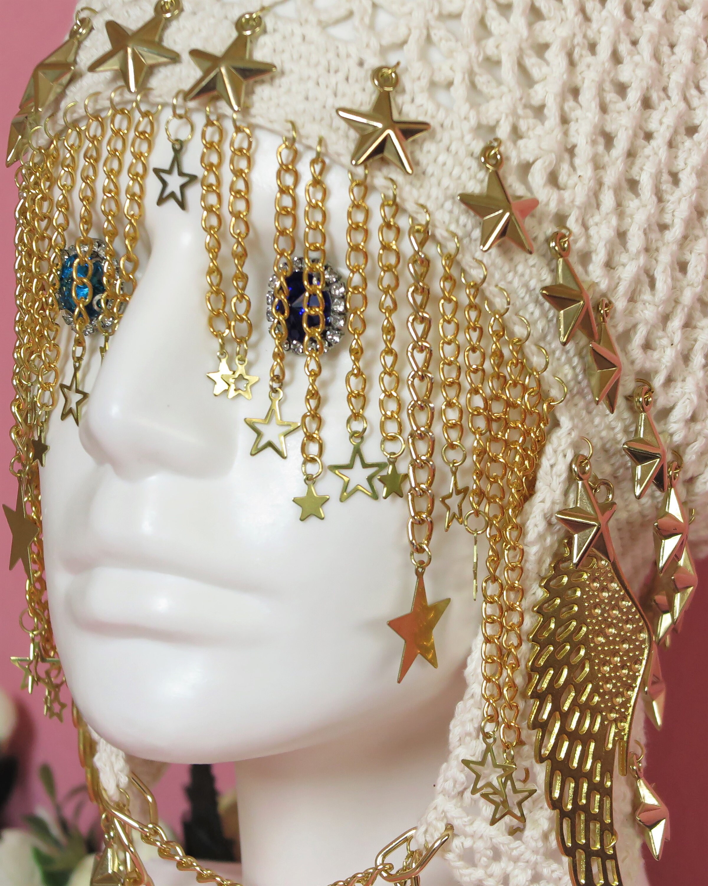 Cleopatra Egyptian Headpiece Goddess Queen Aphrodite Nefertiti Grecian ...