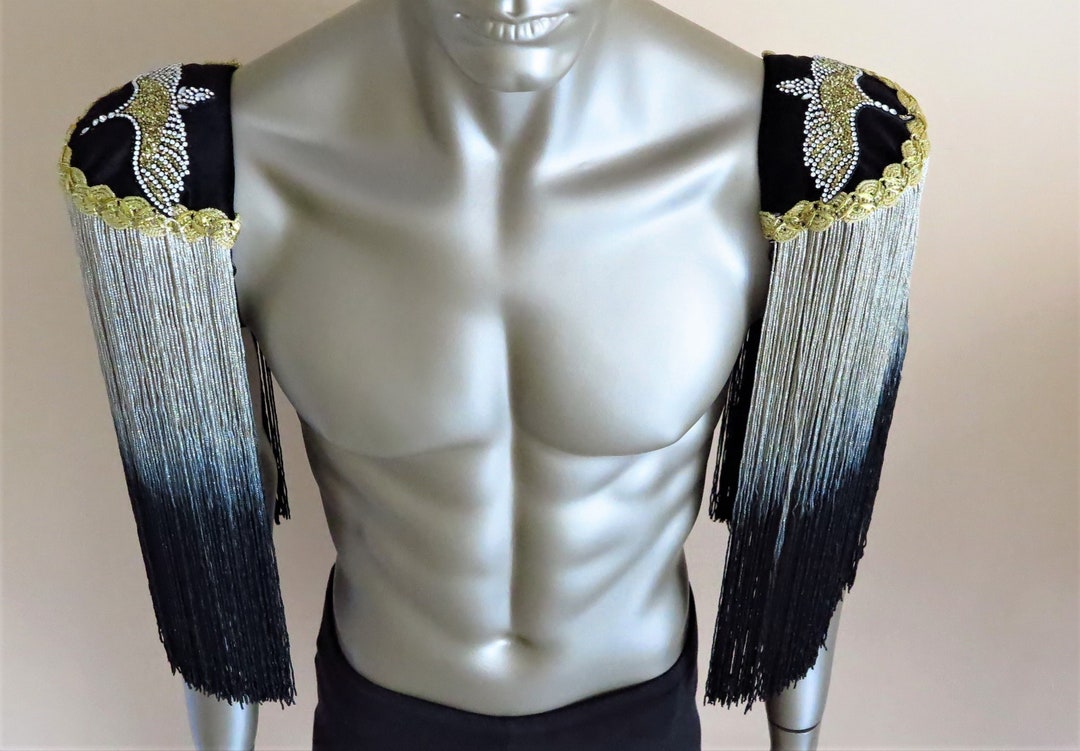 Fringe Epaulettes Sexy Shoulder Epaulettes Tassel Epaulettes Sequin ...