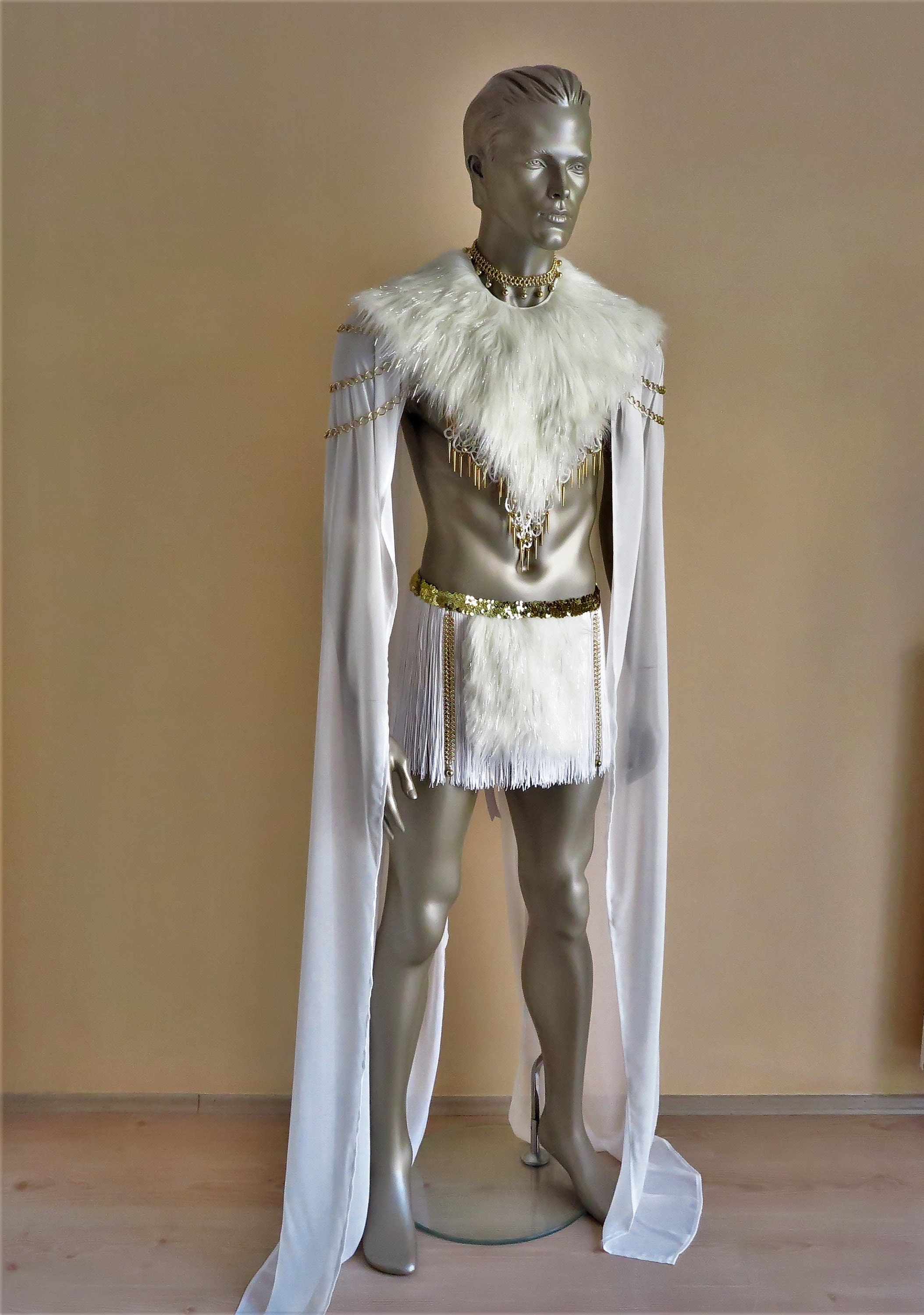 GOD COSTUME for Burning Man Sexy Men Fantasy Costume Warrior Costume ...