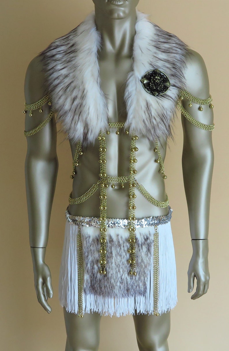 GOD COSTUME for Burning Man/mens Sexy Costume/mens Cosplay Costume/gold ...